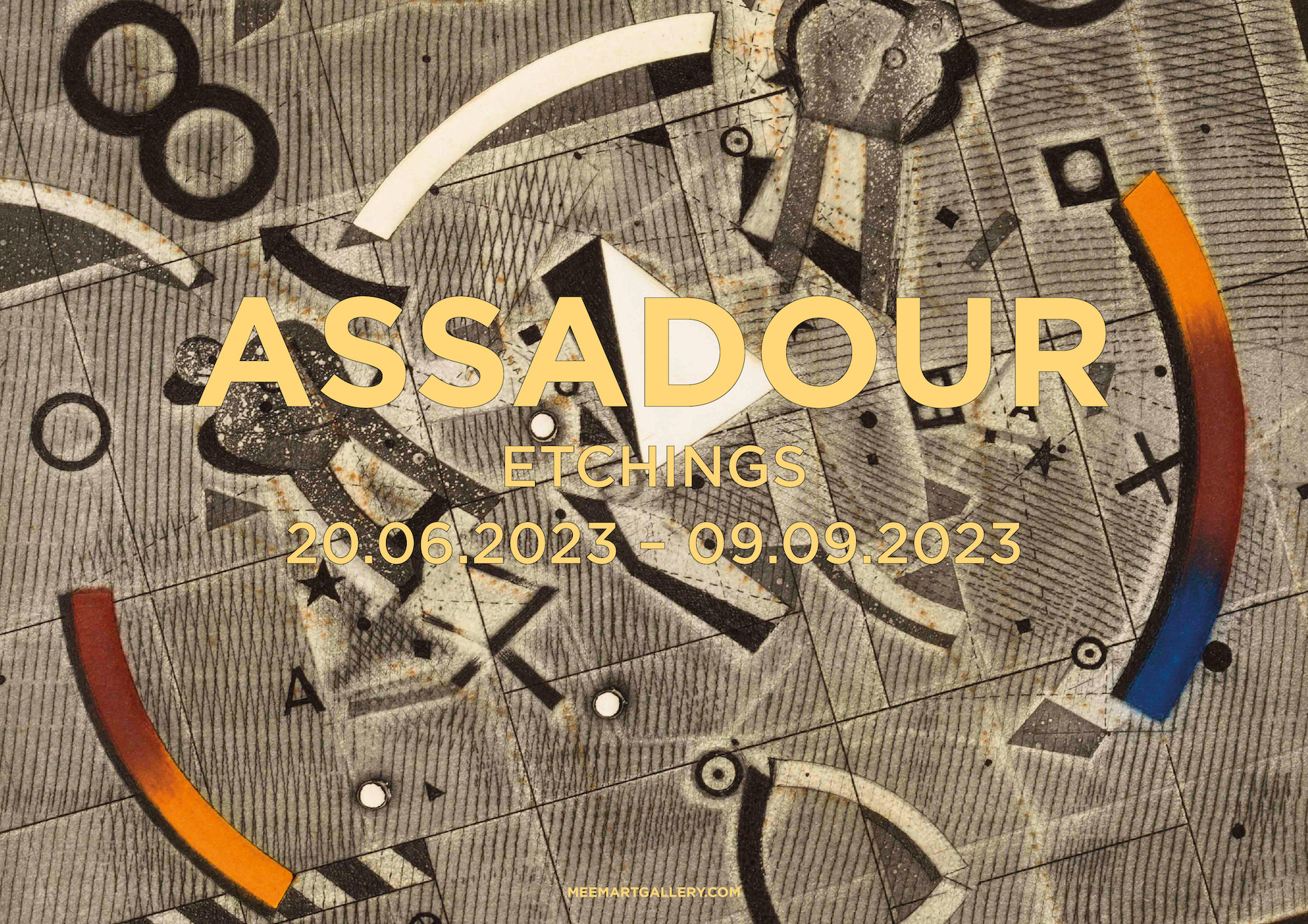 'Etchings' by Assadour at Meem Gallery Dubai • SELECTIONS ARTS MAGAZINE